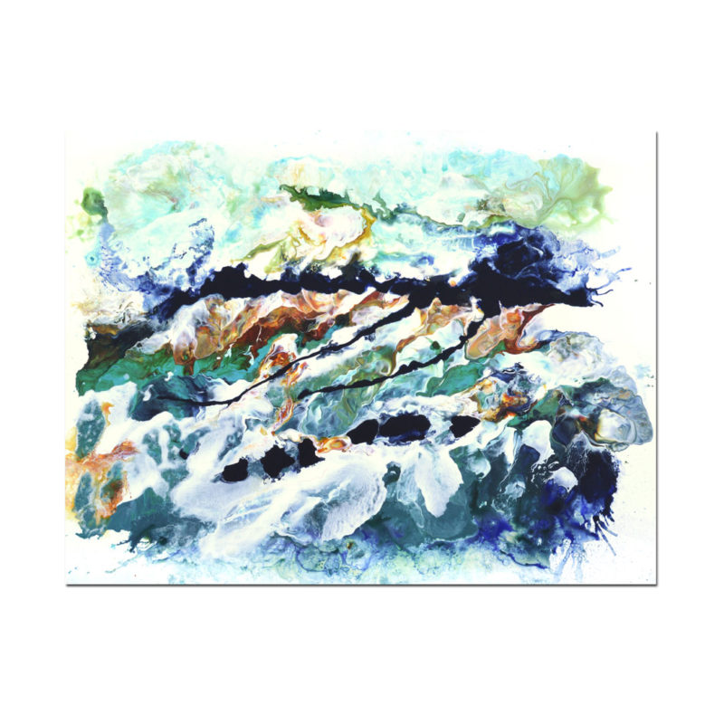 Colorful Abstract Landscape Painting Original Modern Art - Acrylic on ...