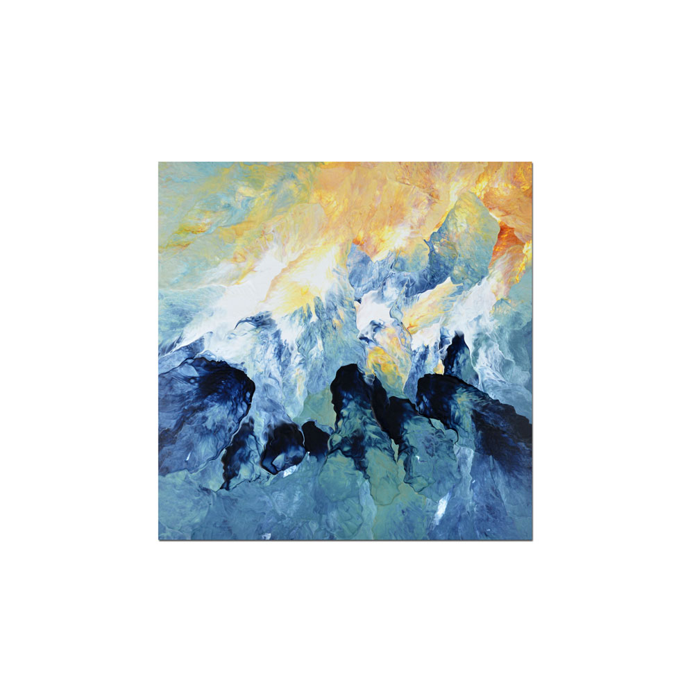 Blue Mountain Landscape Painting Original Abstract Modern Home ...